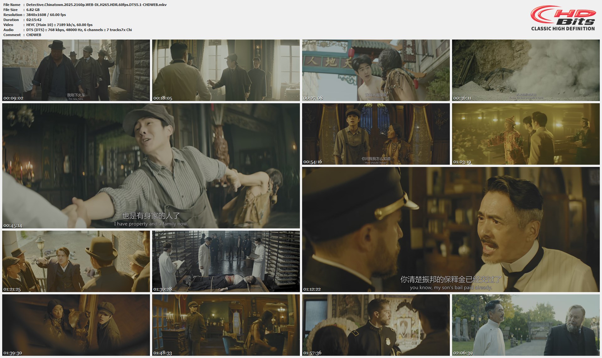 唐探1900.Detective.Chinatown.2025.2160p.WEB DL.H265.HDR.60fps.DTS5.1 CHDWEB - CHD专用图床